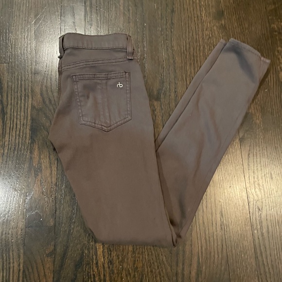 rag & bone | Jeans | Rag Bone Womens Twill Leggingsjeans Elephant Gray ...